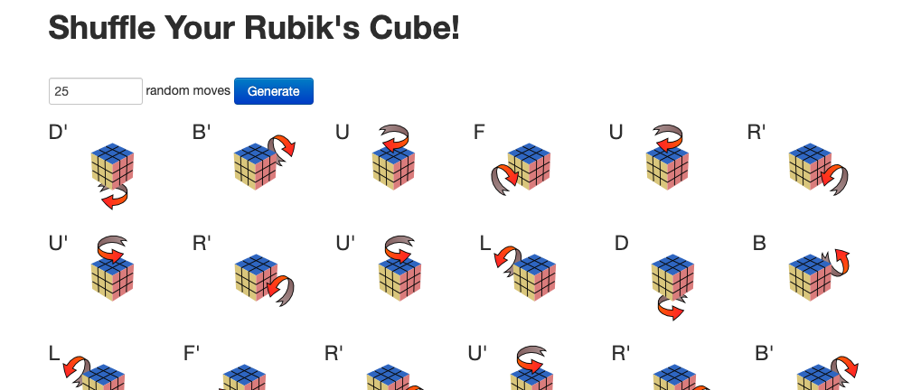 Shuffle: a Rubik’s Cube Randomizer App – Akseli Palén