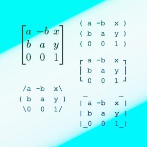 How to Represent Matrices in Source Code Comments – Akseli Palén